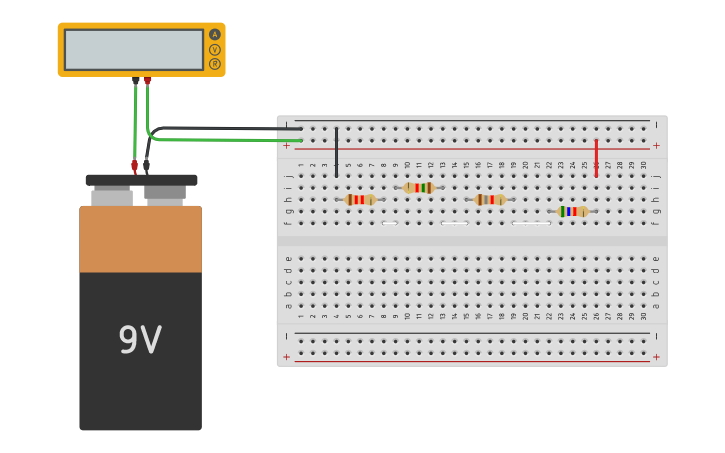 Circuit design simulacion en serie | Tinkercad Circuit design simulacion en serie | Tinkercad