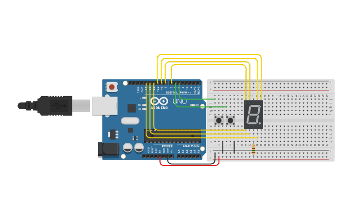 Circuit Design Switch Contador 7seg No Anodo Tinkercad