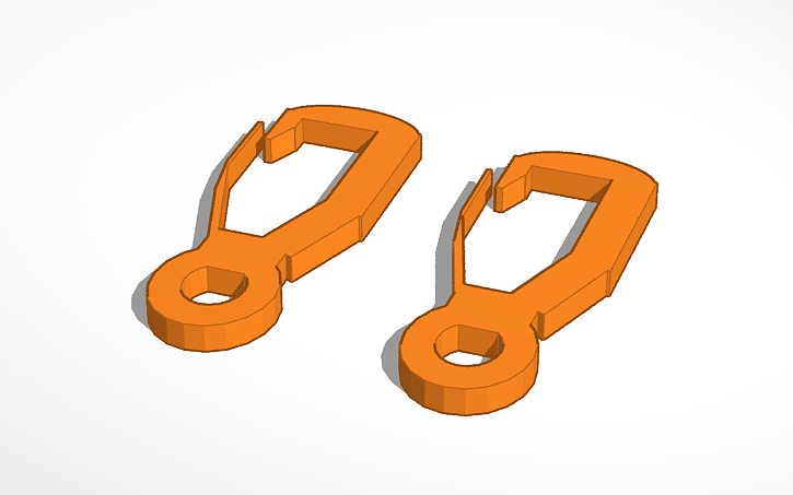 3D design glove clips | Tinkercad