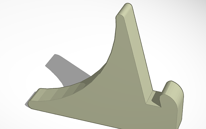 3D design Lenovo Thinkcentre stand - Tinkercad