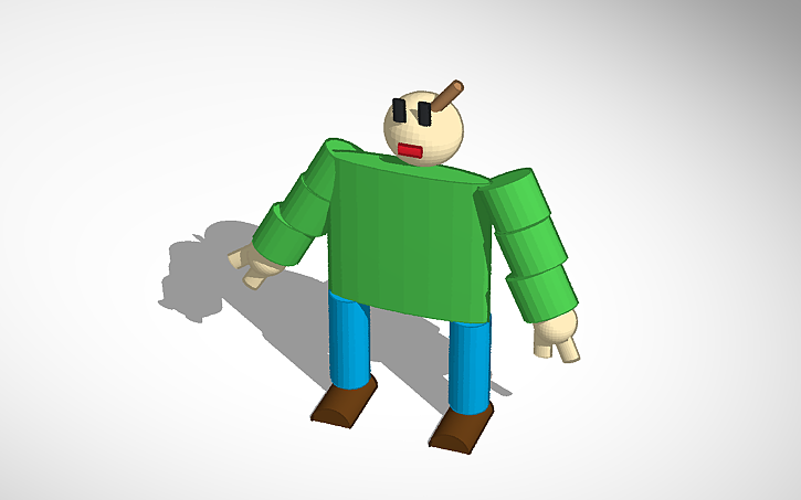 3D design Baldi But Rare - Tinkercad