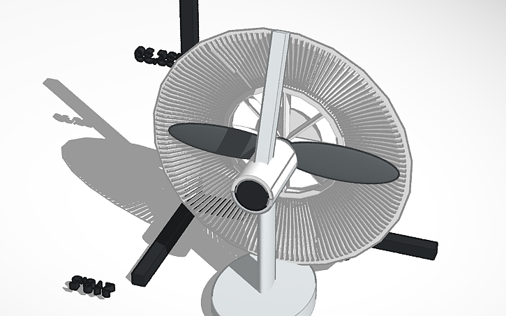3D design Fan - Tinkercad
