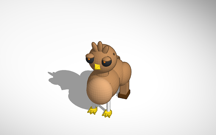 3D design Mascot - Tinkercad