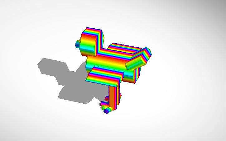 3D design Gradient Good Bird - Tinkercad