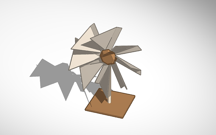 3D design windmill 2.0 - Tinkercad