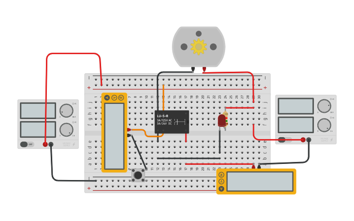 Circuit design Super Relé - Tinkercad
