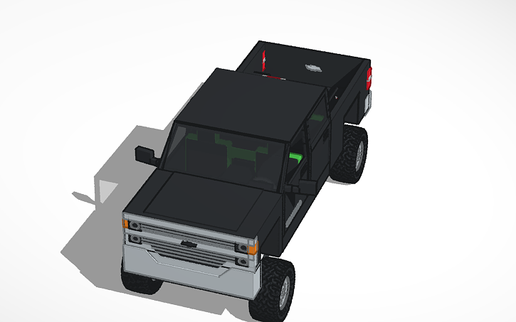 3D design 2017 Chevy Silverado 1500 - Tinkercad