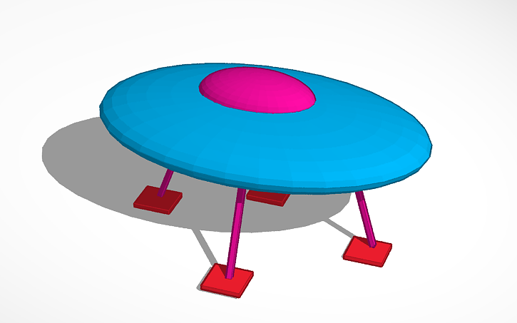 3D design Mighty UFO | Tinkercad