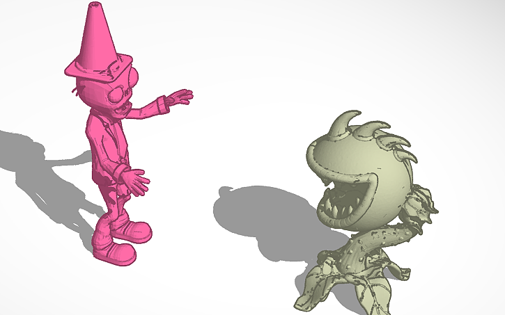 3D design Chomper + Zombie - Tinkercad