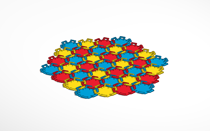 3D design Copy of Flexible Mesh V3 | Tinkercad