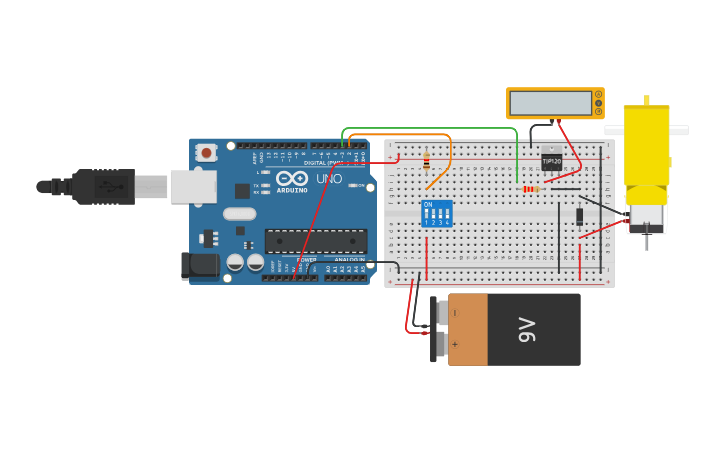 Circuit design Robot Two | Tinkercad