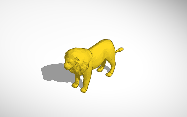 3D design Lion | Tinkercad