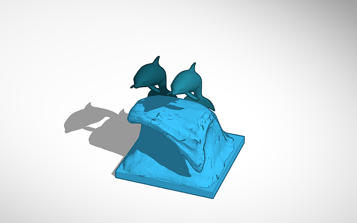 3D design yunus/dolphin - Tinkercad