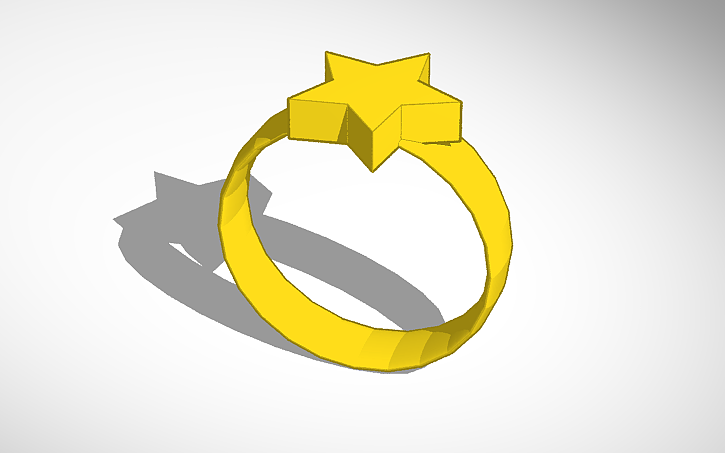 3D design Star Ring | Tinkercad