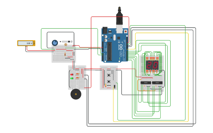 Circuit design Lab8 - Tinkercad