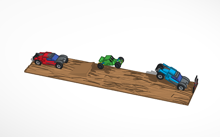 3D design SMG Buggy Dakar - Tinkercad