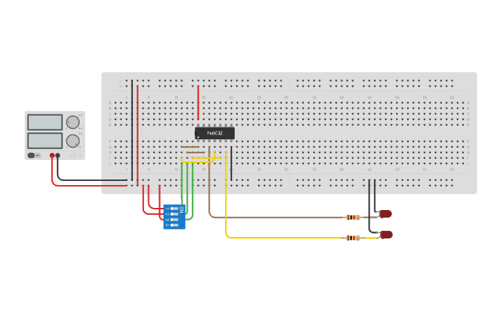 Circuit design Encoder | Tinkercad