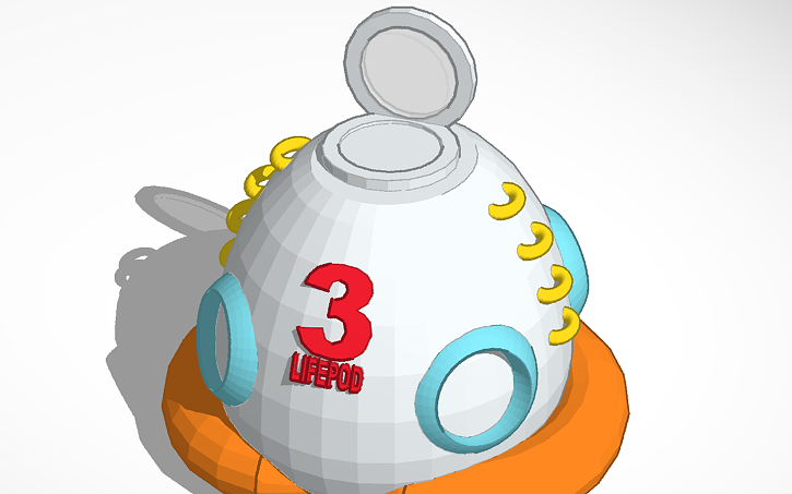 3D design Subnautica Lifepod - Tinkercad