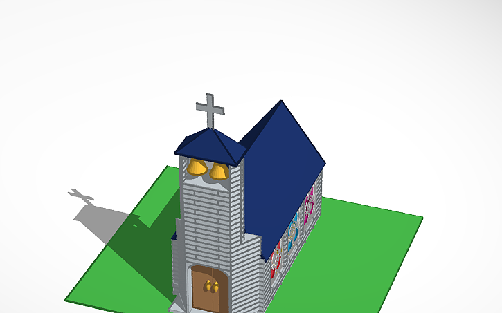 3D design Church - Tinkercad