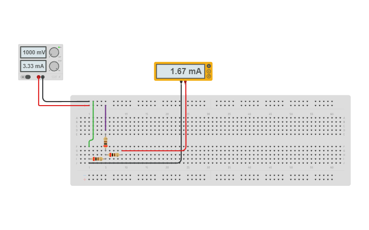 Circuit design rangkaian 2 - Tinkercad