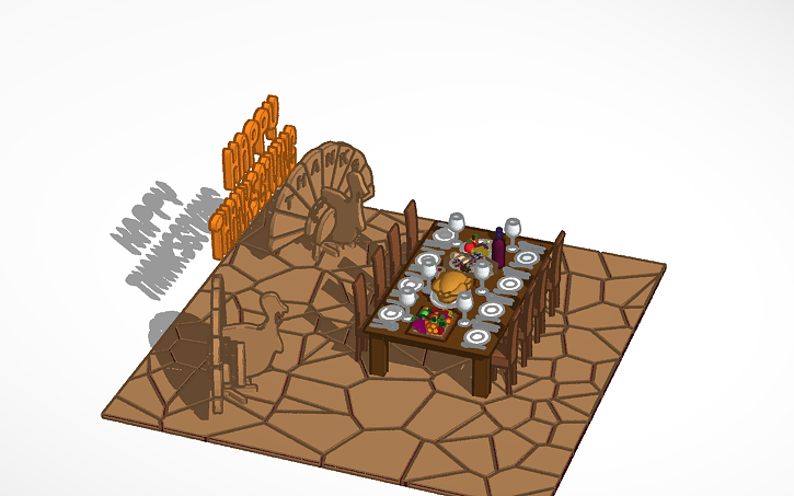 3D design #thanksgiving - Tinkercad