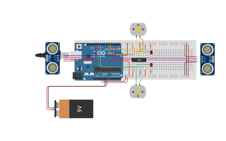 Circuit design Proyecto - Tinkercad