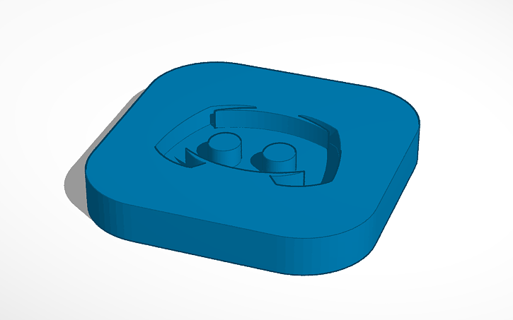 3d Design Discord Logo Tinkercad