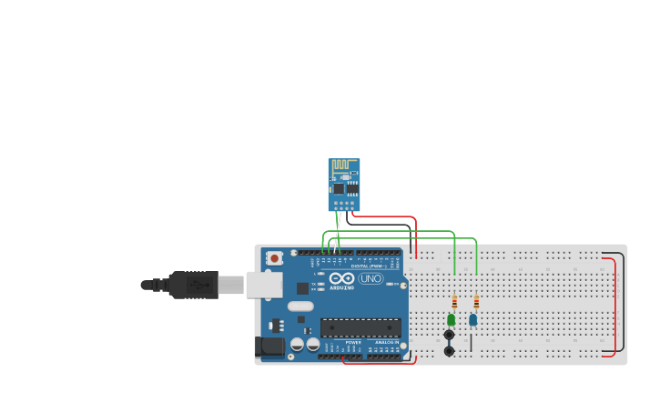 Circuit design Esquema con Bluetooth - Tinkercad
