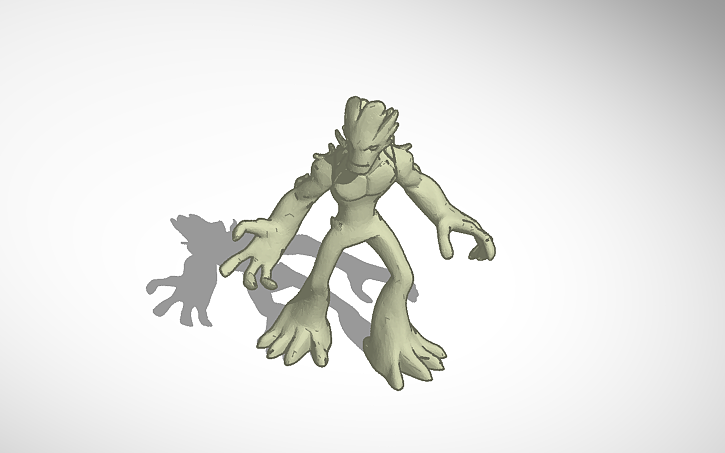 3D design Groot - Tinkercad