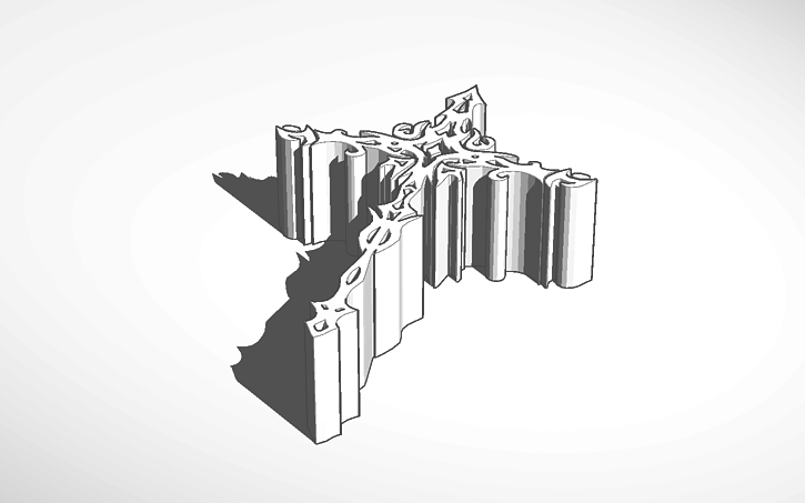 3D design cross - Tinkercad