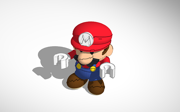 3D design Copy of Mini-Mario toy (Version 1.0) - Tinkercad