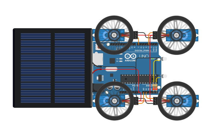 Circuit Design Drone Tinkercad