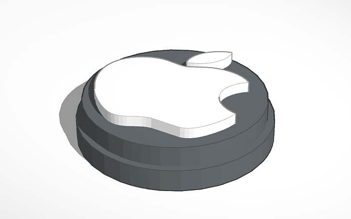 3d Design Copy Of Apple Tinkercad