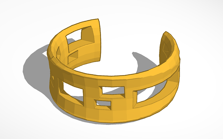 3D design Bracelet III By JENN | Tinkercad