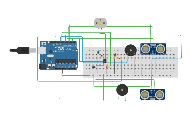 Circuit Design Collision Warning With Auto Braking System Front And