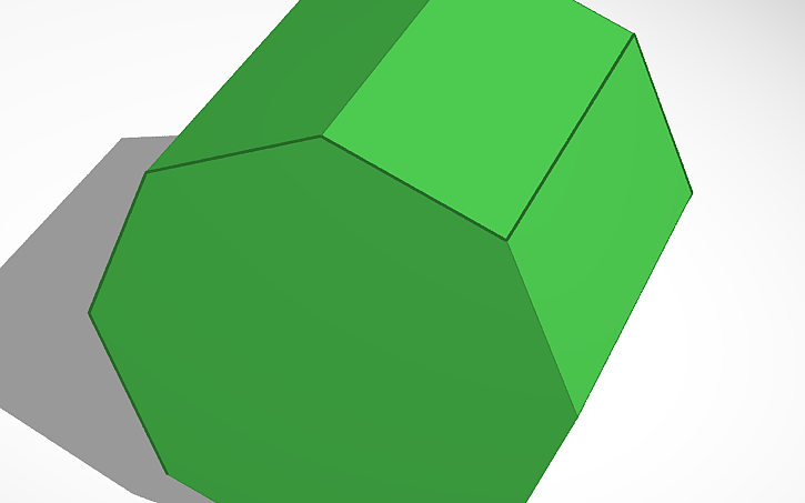 3D design Prisma a base ottagonale | Tinkercad