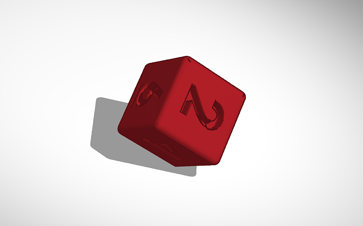 3D design D6 | Tinkercad