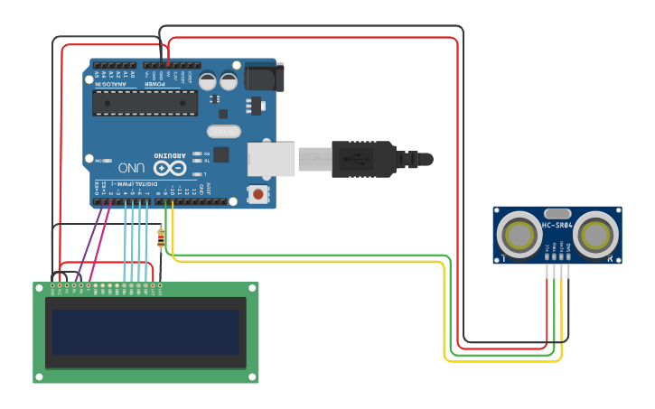 Circuit Design Distance Tinkercad