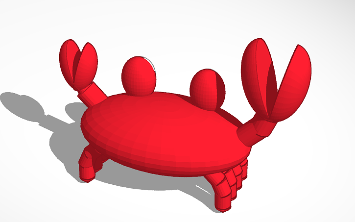 3D design Crab - Tinkercad