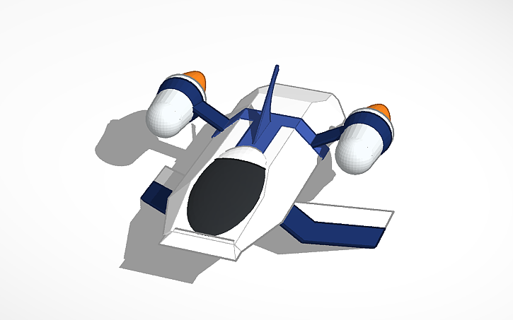 3D design Starship Model: The Daedalus | Tinkercad