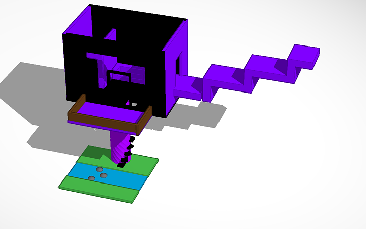 3D design NightWing's house - Tinkercad