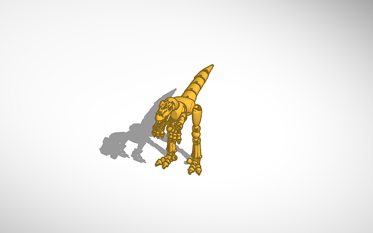 3D design Dinosaur - Tinkercad