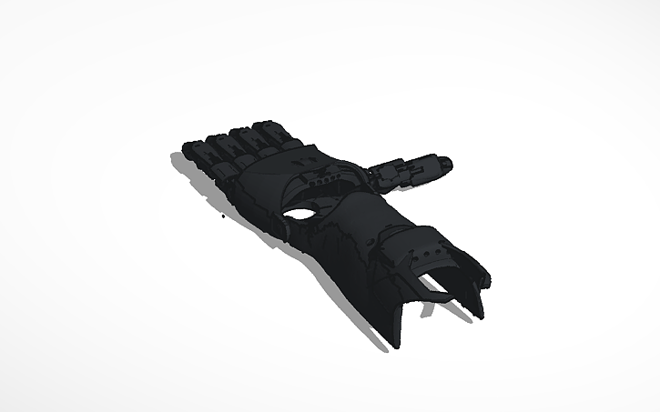 3D design glove - Tinkercad