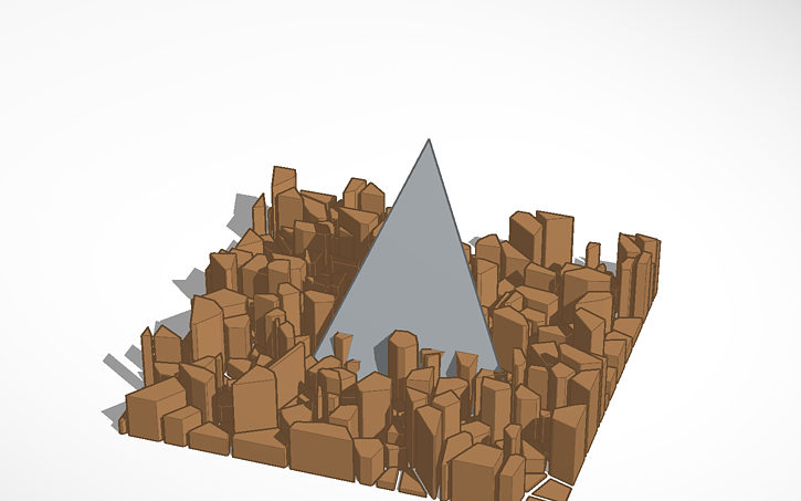 3D design triangle of DOOM | Tinkercad