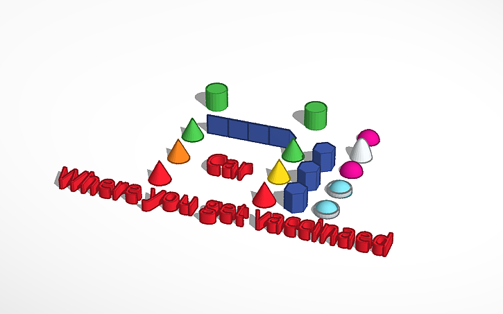3D design Covid vaccination clinic drive through | Tinkercad