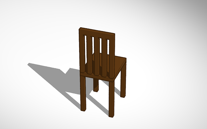 3D design Chair - Tinkercad