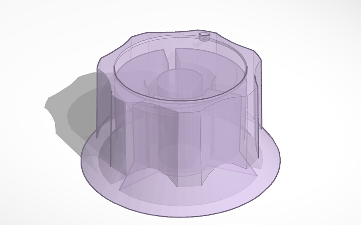 3D design Moog Knob and Knob Cap - Tinkercad