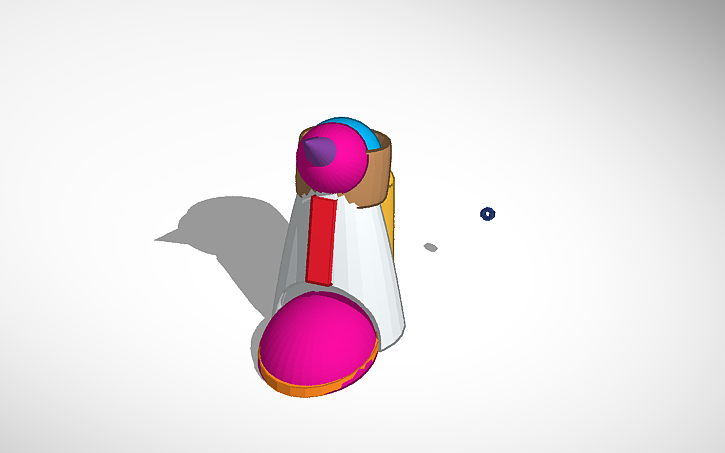 3D design Space Marine leg (WiP) | Tinkercad