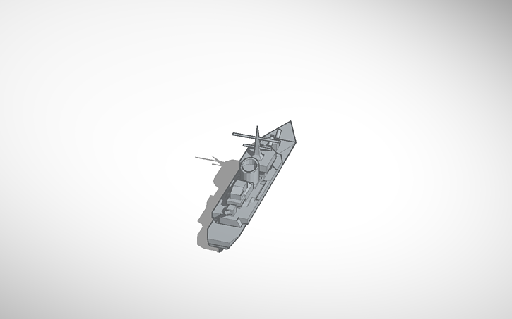 3D design Destroyer - Tinkercad
