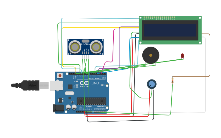 Circuit design PATH FINDER - Tinkercad